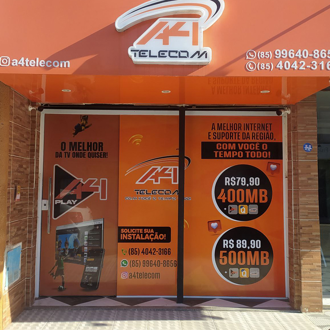 NOSSAS LOJAS A4 TELECOM